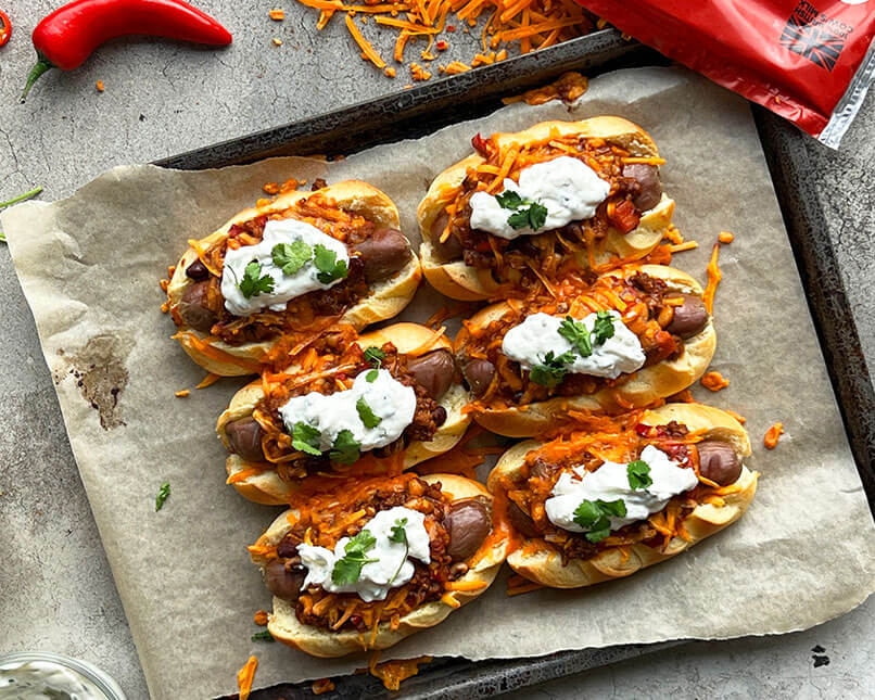 Chilli Cheese Beef Dogs – Eatlean