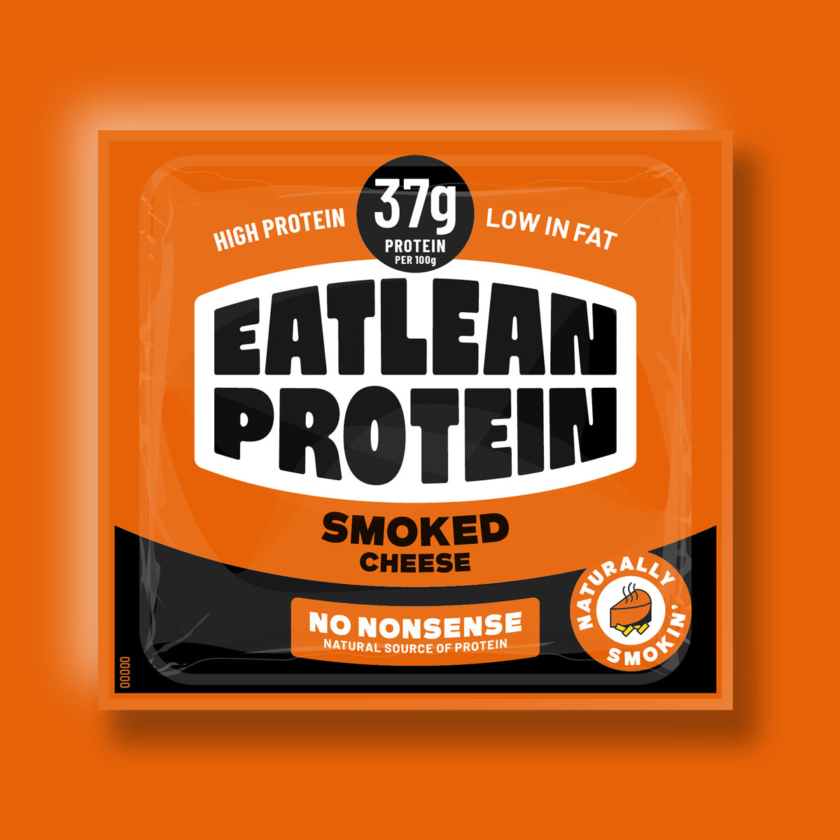 SMOKED PROTEIN CHEESE BLOCK 350g – Eatlean